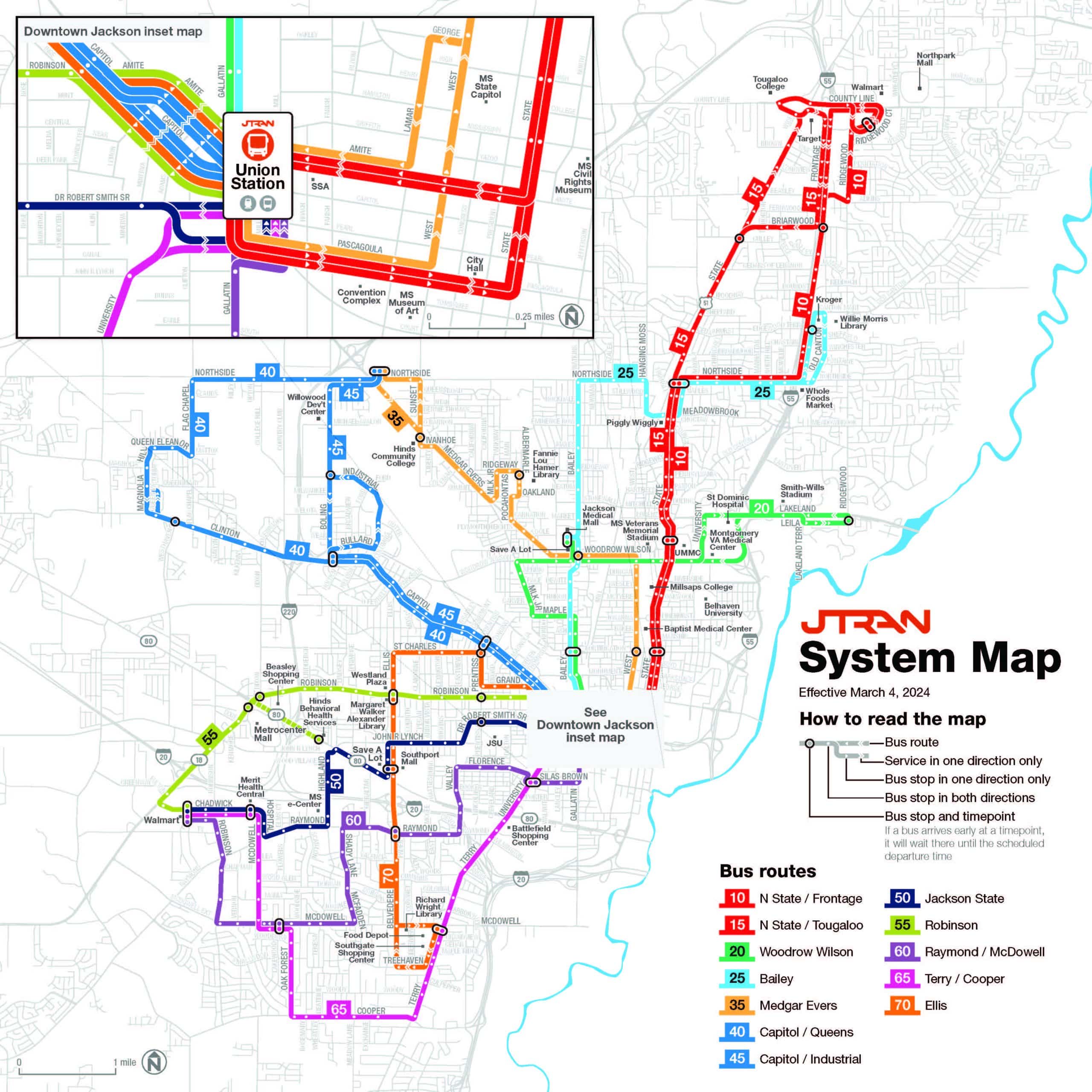 City of Jackson announces launch of redesigned JTRAN network – Jackson ...